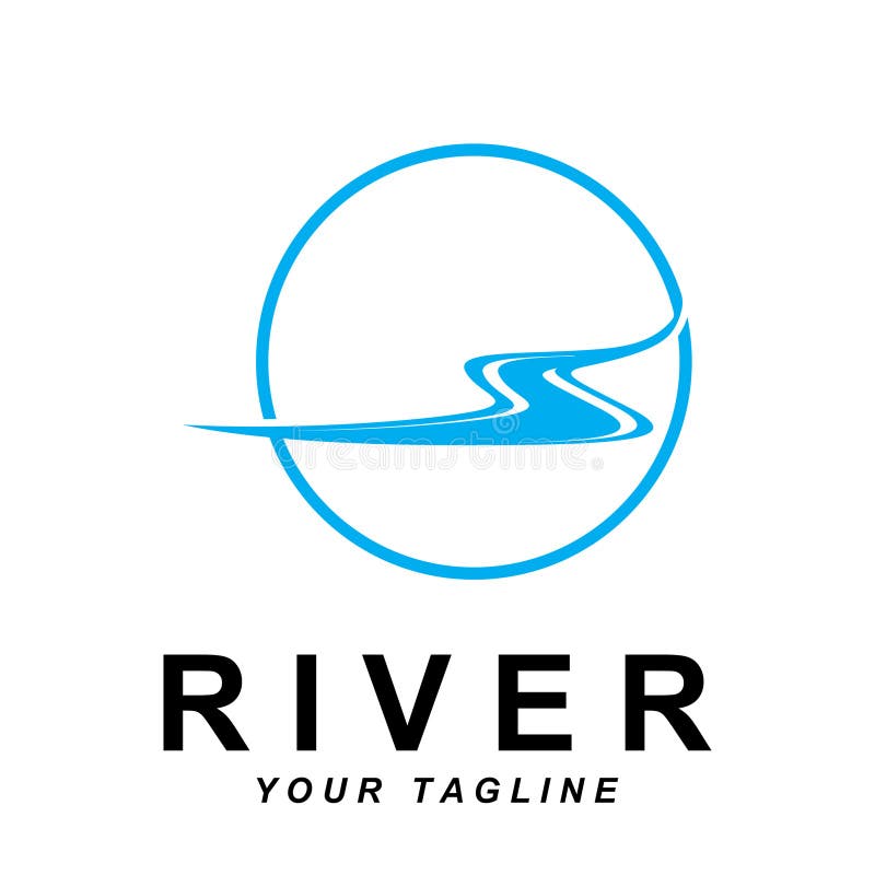 River logo vector stock vector. Illustration of lake - 278672520