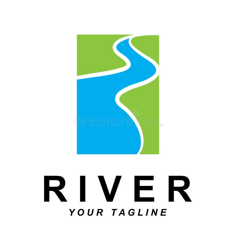 River logo vector stock vector. Illustration of horizon - 278672492
