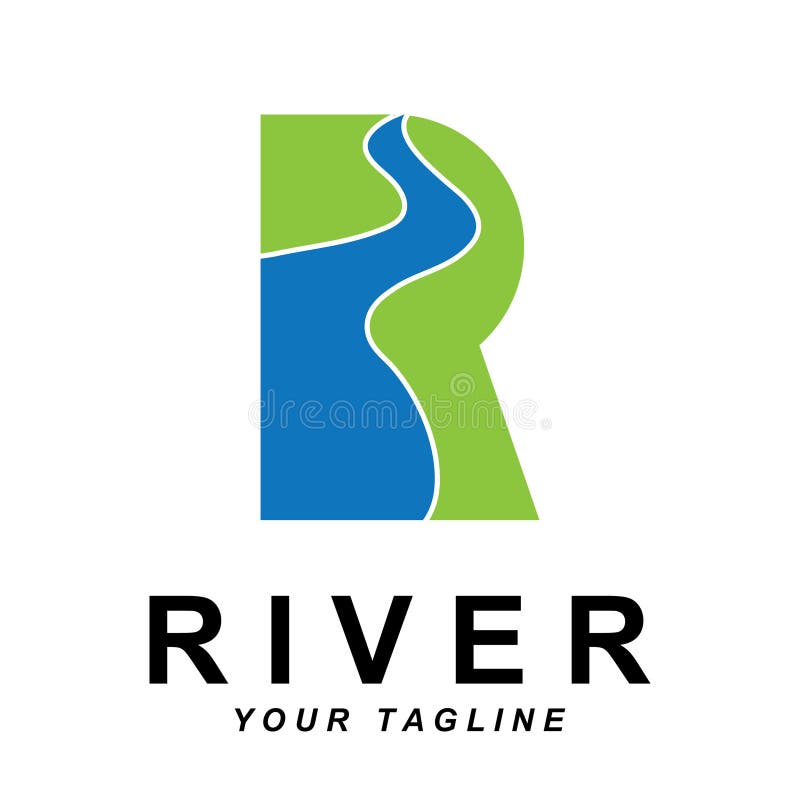 River logo vector stock vector. Illustration of horizon - 278672492