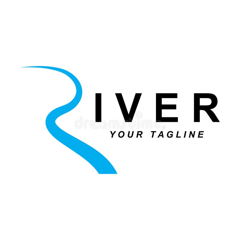 River logo vector stock vector. Illustration of horizon - 278672492