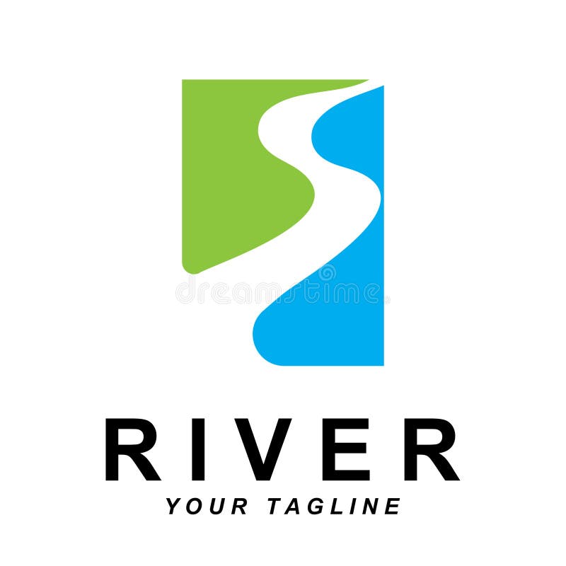 River logo vector stock vector. Illustration of horizon - 278672492