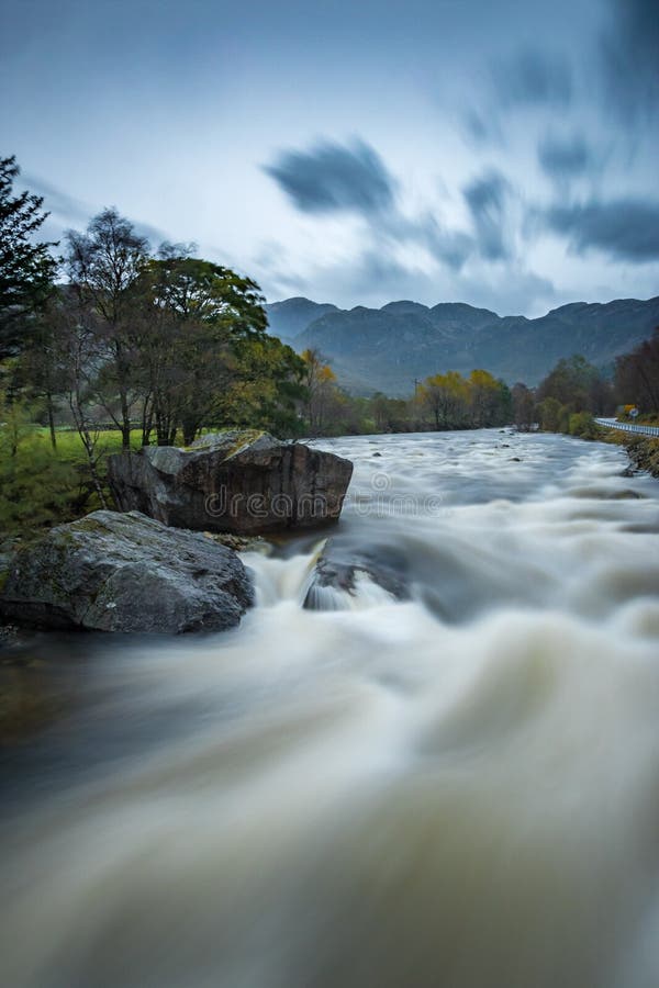 River Long Exposure Water Stream Rocks Stock Image - Image of river ...