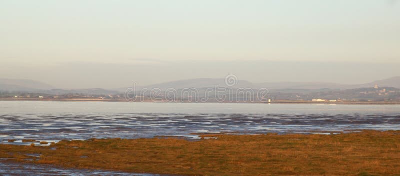 River Lune Estuary from Coastal Path Near Preesall Stock Photo - Image ...