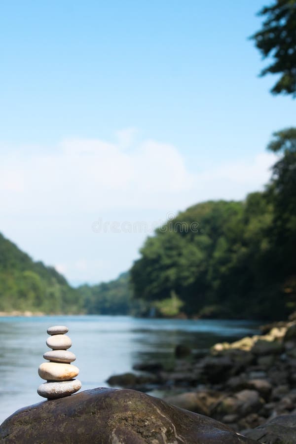River meditation stock photo. Image of contemplation - 26480342