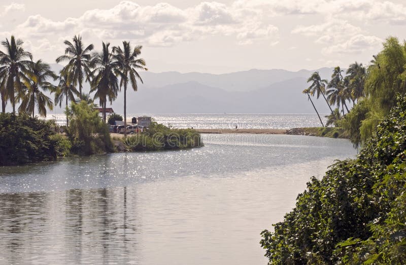 River meets Ocean stock photo. Image of attraction, destination - 20253382