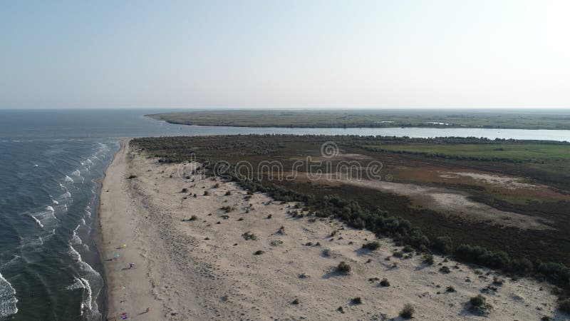 The river meets the sea stock photo. Image of beautiful - 164126222