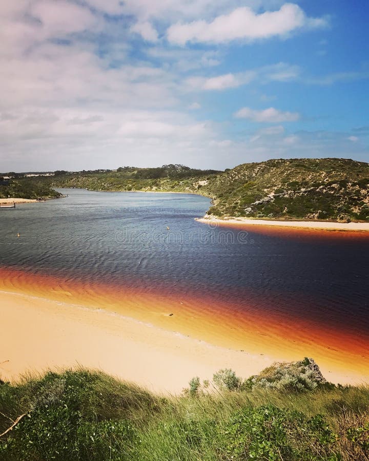 River meets the sky stock photo. Image of nature, landscape - 60824424