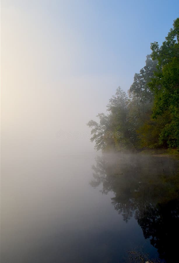 River, Mist, Water, Waterway Stock Image - Image of evening, horizon ...