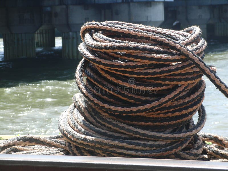 River Mooring stock image. Image of ship, river, boat - 152141807