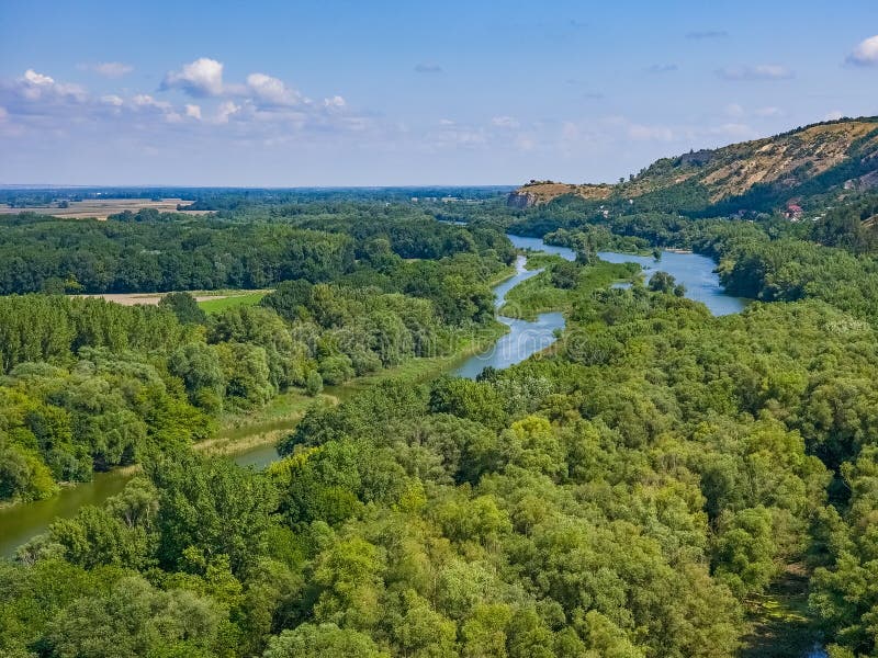 River Morava Passing Devin Castle Slovakia Stock Photos - Free ...