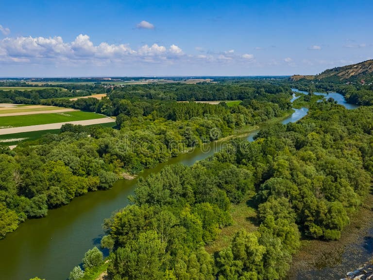 River Morava Passing Devin Castle in Slovakia Stock Photo - Image of ...