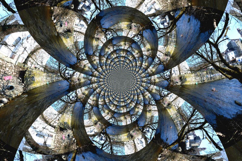 River mosaic. stock photo. Image of autumn, green, park - 91054286