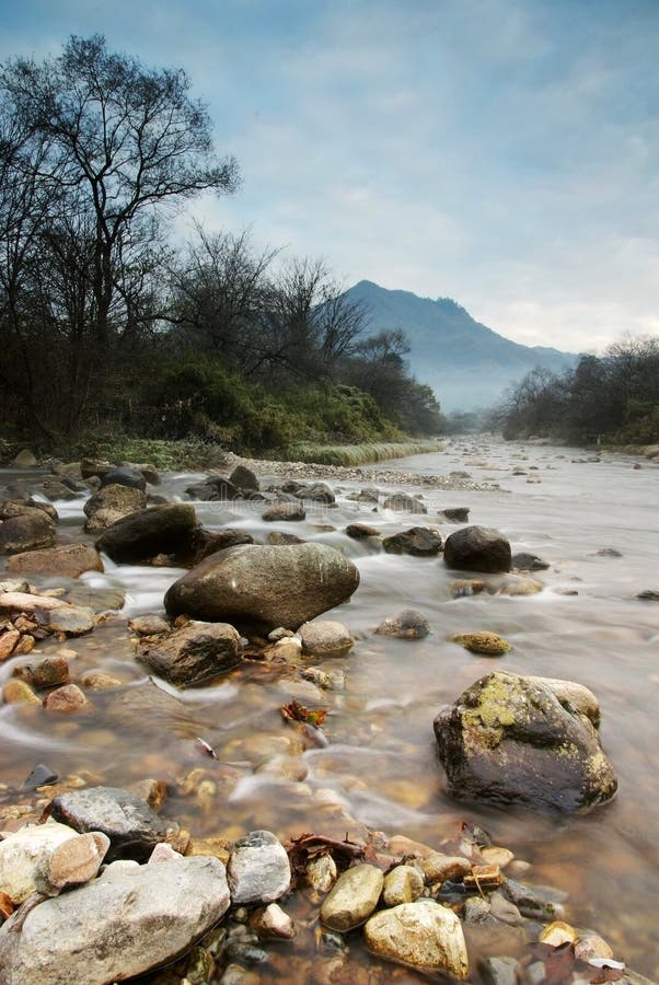 River with mountain stock image. Image of river, rock - 16820567