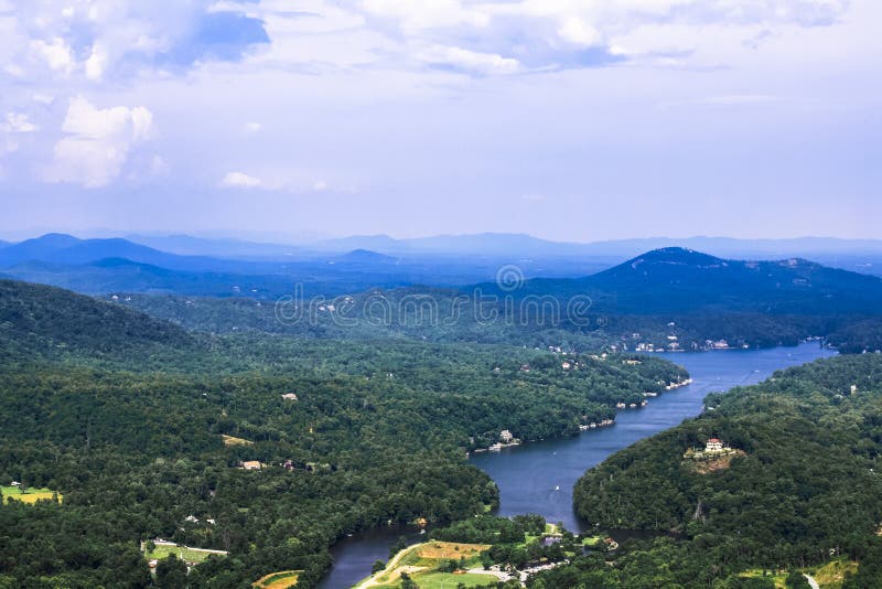 River Mountain Scene stock image. Image of great, smoky - 79243103