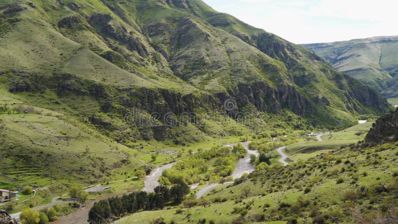 River in a Mountain Valley. Stock Footage - Video of high, nature ...