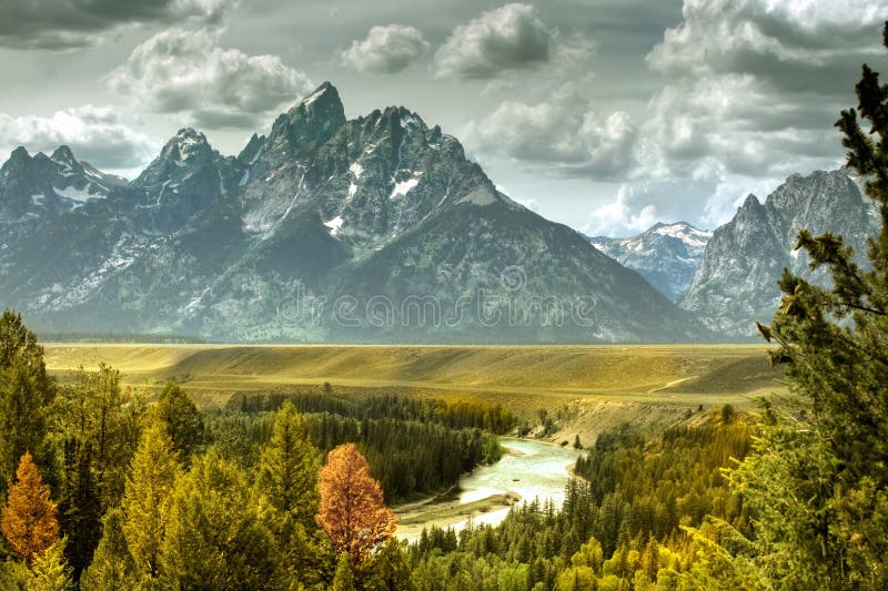 River and mountains stock image. Image of peaks, nature - 11023453