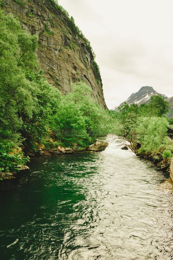 River in Mountains, Norway. Stock Image - Image of green, summer: 93182553