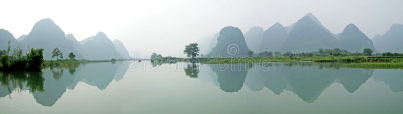 River, Mountains and Shadows Stock Image - Image of beauty, river: 5564503