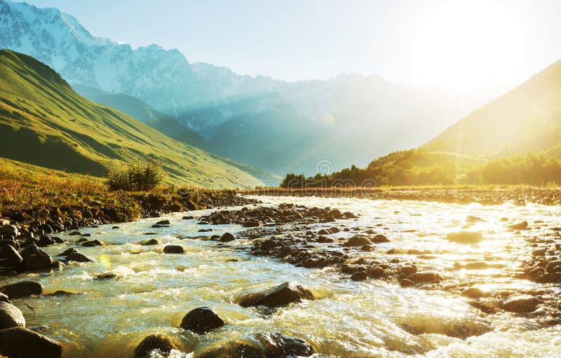 Mountains river in Crimea stock image. Image of river, color - 826609