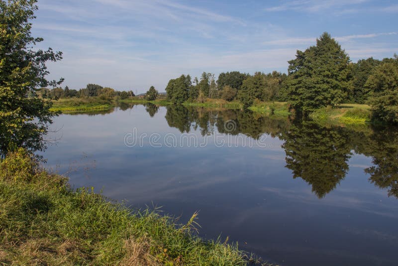 River Naab stock photo. Image of mountain, cloud, bavaria - 86258332