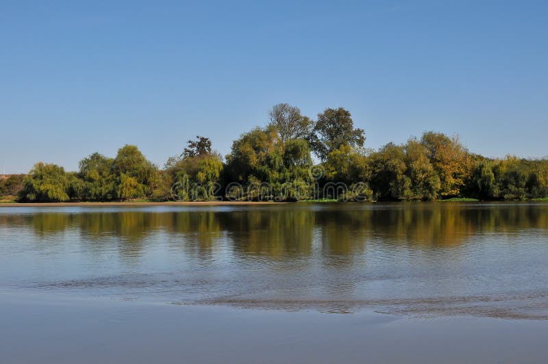 A River is a Natural Water Course Stock Photo - Image of liquid, floods ...