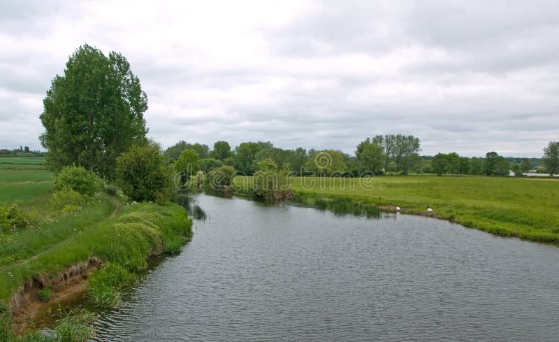 River Nene Cambridgeshire UK Stock Photo - Image of tourism, british ...