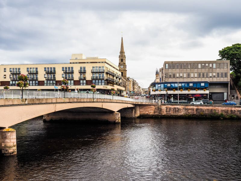 River Ness in Inverness editorial photography. Image of innerness ...
