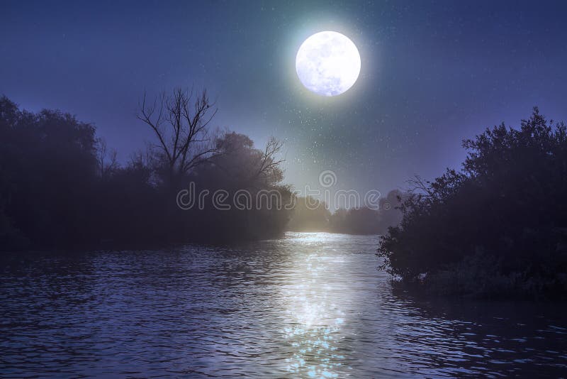 Moon Over River