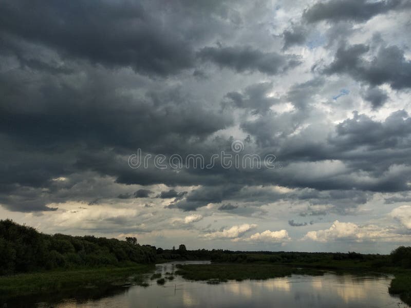 River Nitsa stock image. Image of nitsa, river, trees - 192514399