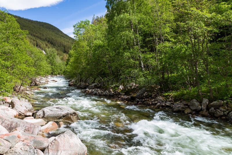 River in Norway stock photo. Image of veld, landscape - 26940052