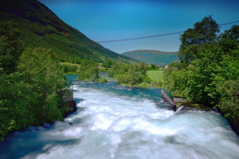 Fast Flowing Oldeeiva River in Flood Stock Image - Image of preziosa ...