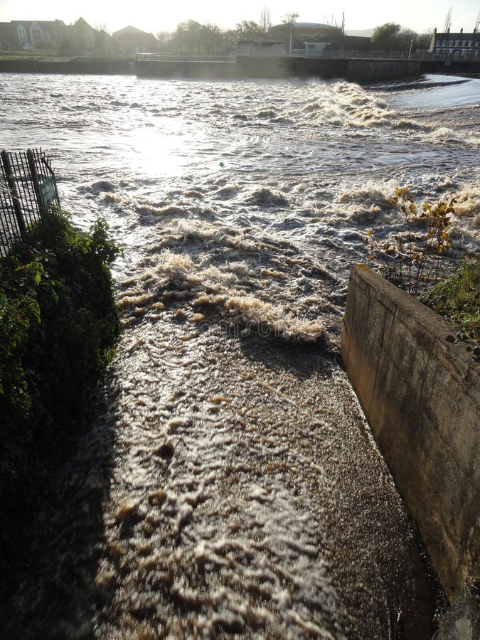 River Overflow Inlet stock image. Image of tributary - 30668733