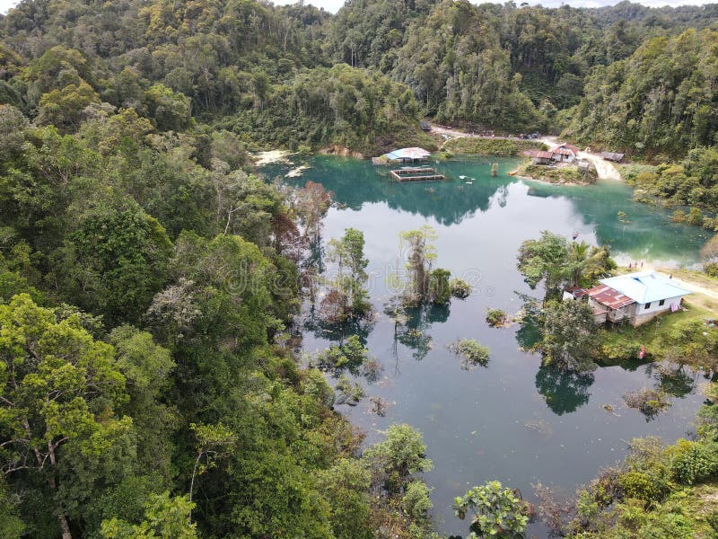 River Overflows in Countryside Stock Photo - Image of months, affected ...