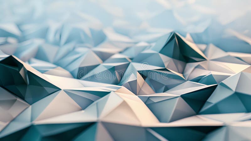 A River of Overlapping Triangles Creating a Layered Threedimensional ...