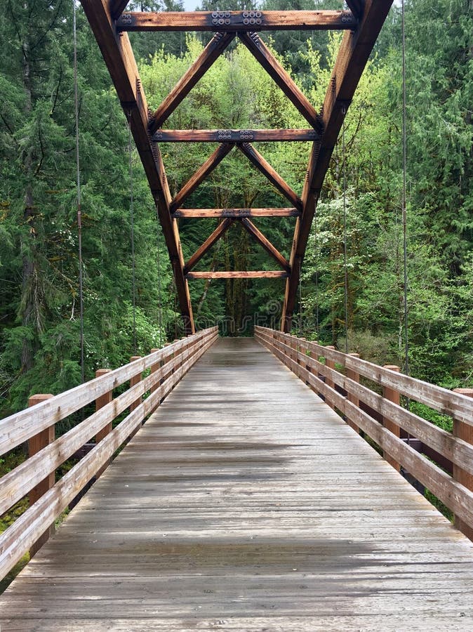 Bridge to Wilderness stock image. Image of river, pass - 116675989