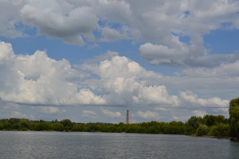 River Panorama and Water the Texture Stock Image - Image of view ...