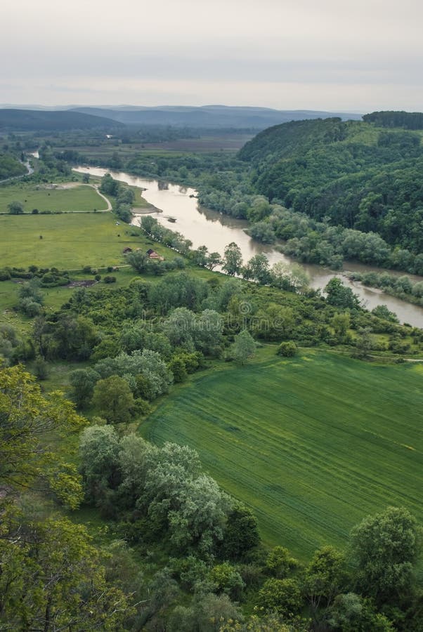River stock photo. Image of land, grass, scenics, horizon - 48229704