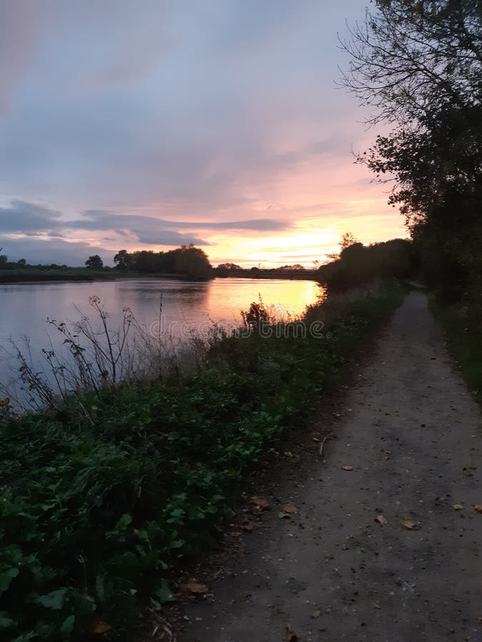 River pathway stock image. Image of riverside, pathway - 130906161