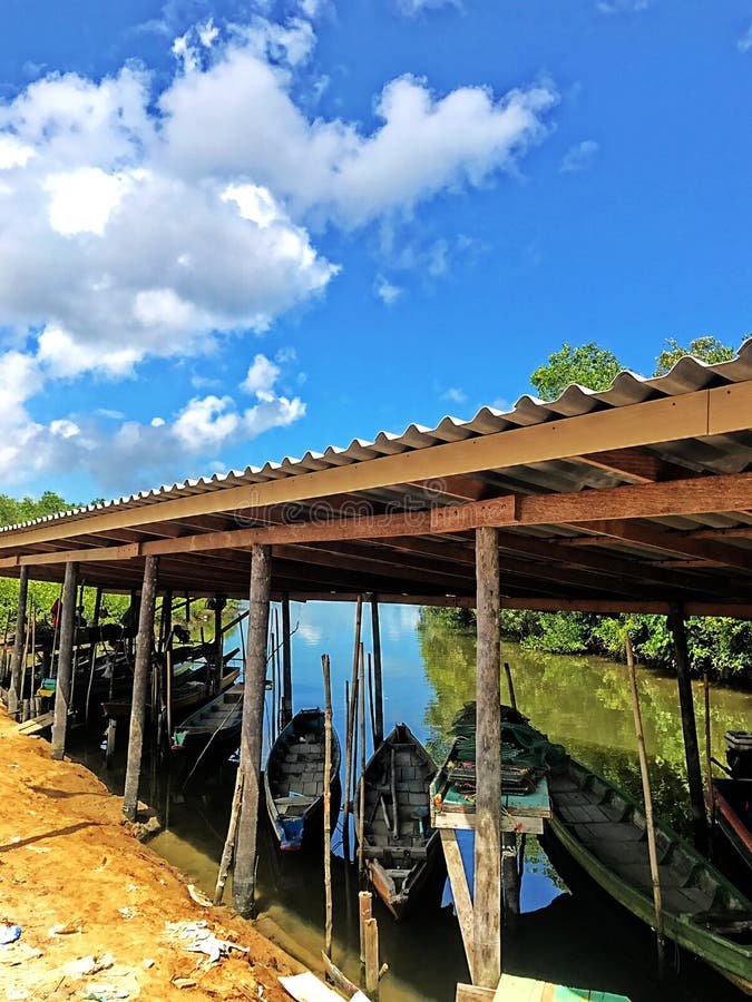 River in pattani stock photo. Image of pattani, thailand - 97838964