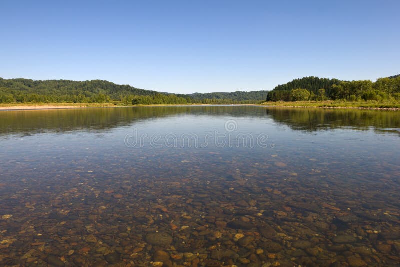 River With Pebbles Picture. Image: 8317924
