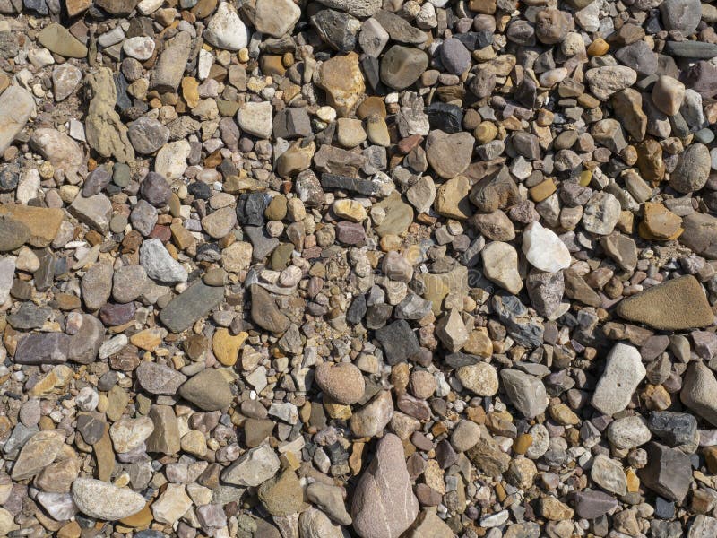 River Pebbles Close Up. Natural Pebble Beach Stock Image - Image of ...