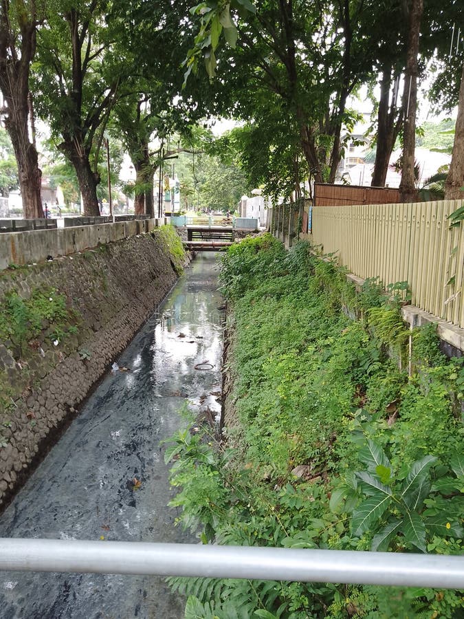 River at Pedestrian in Central Java Indonesia Stock Photo - Image of ...