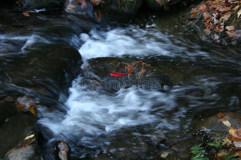 River stock image. Image of mountain, wire, leaves, landscape - 48874405
