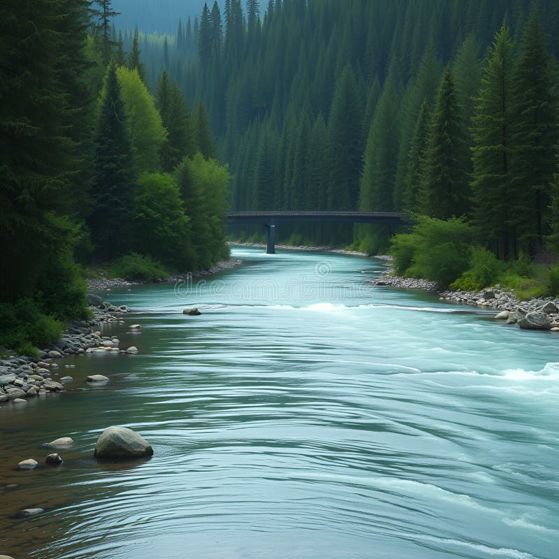 River of the Pines stock image. Image of landscape, water - 360861101