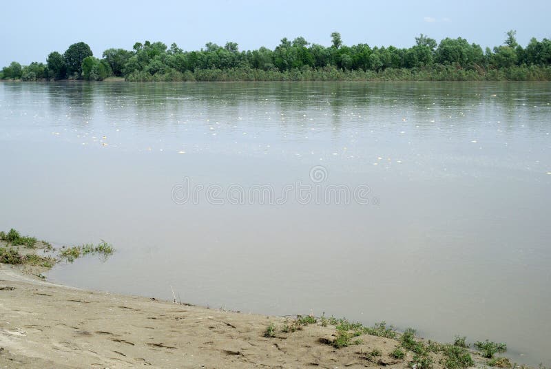 River Po, Italy stock image. Image of riverbank, national - 37112319