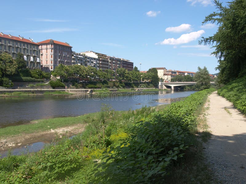 River Po, Turin stock image. Image of panorama, italia - 15479751
