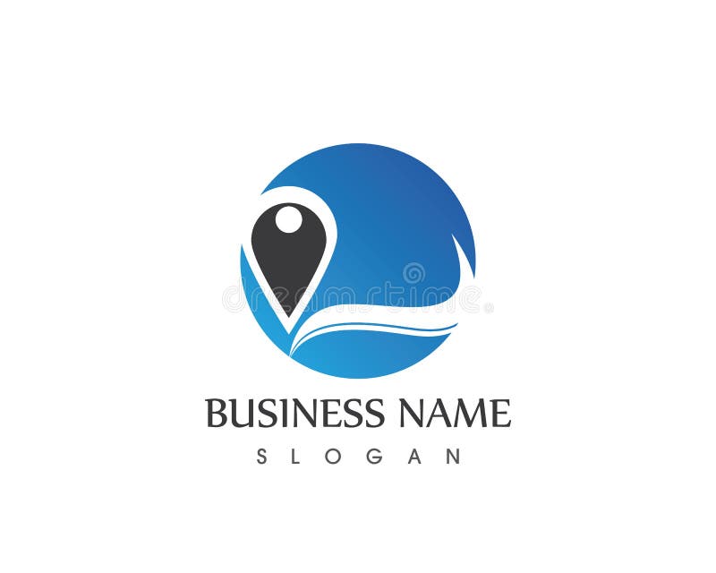 Point Maps Logo Design Vector Template, Outdoor Logo Design Concept ...