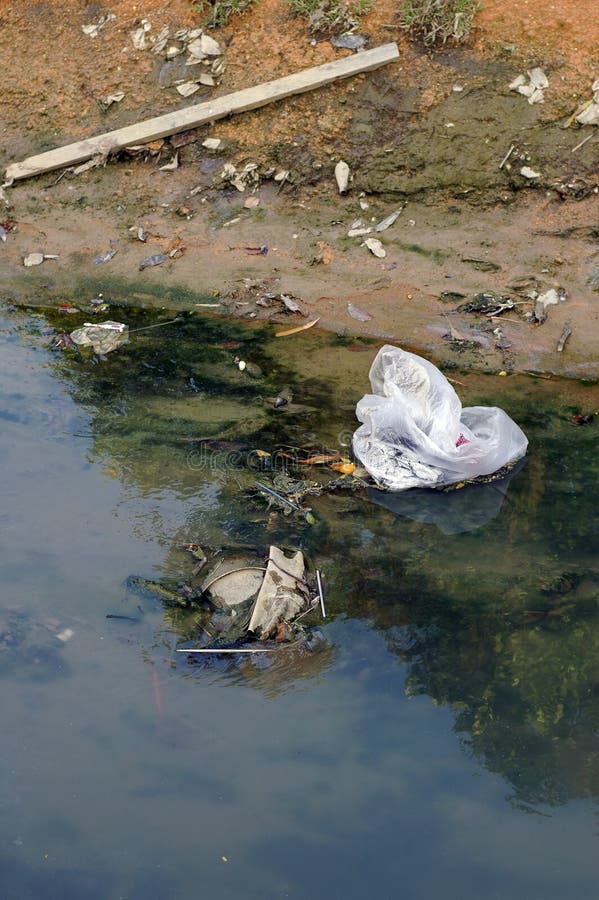River pollution stock image. Image of water, contamination - 3098909