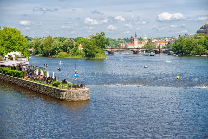 River in Prague stock photo. Image of european, capital - 67119774