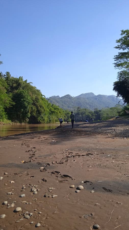 River Progo, this is View the Ladon in Candirejo Borobudur Stock Image ...